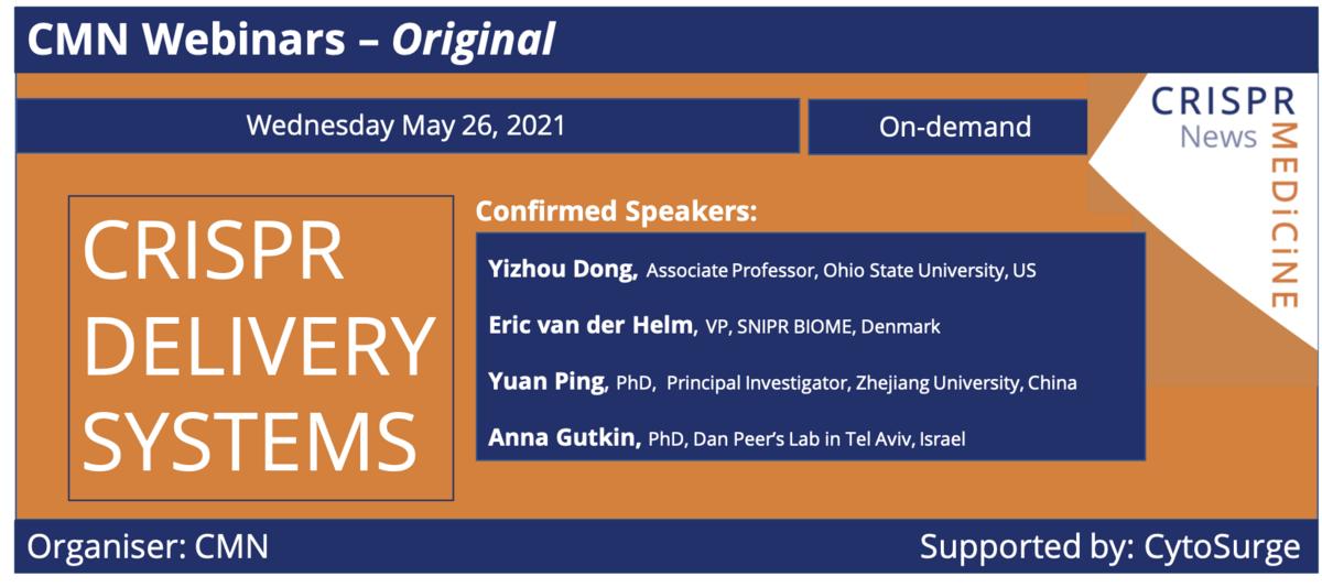 CMN Webinars - Your Gateway to CRISPR Medicine - Genetic Medicine